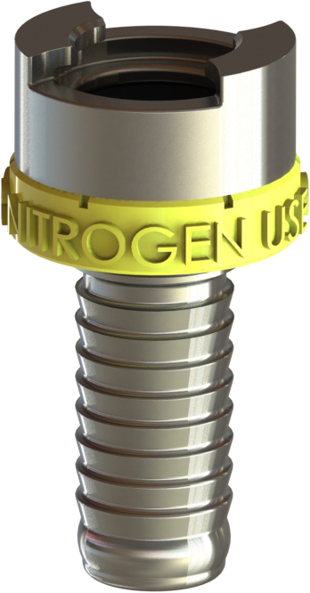 Campbell Fittings: Female x Hose with Nitrogen Ring
