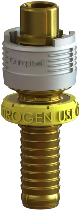 Male x Hose (with Nitrogen ring): Campbell Fittings