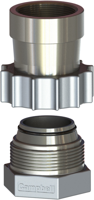 Campbell Fittings: Chemjoint™ Union with Viton® Spud