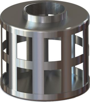 Campbell Fittings: Square Hole Steel Strainer