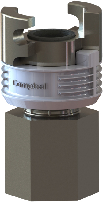 Double-Lock Coupling Female NPT with Nitrogen Ring