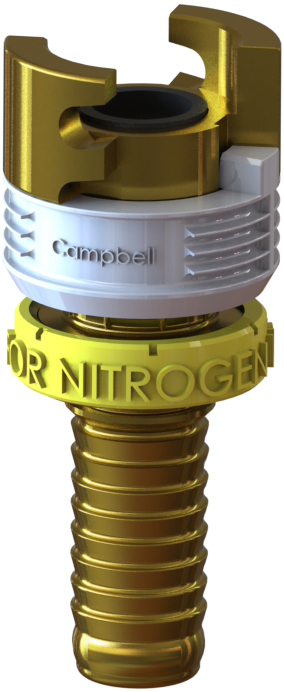 Hose End (with Nitrogen Ring): Campbell Fittings